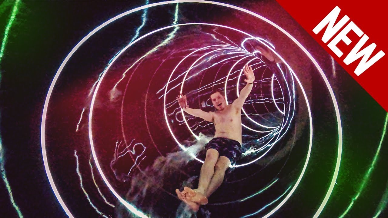 Interactive Multimedia Water Slide [NEW 2019] Aquapark Kladno - YouTube