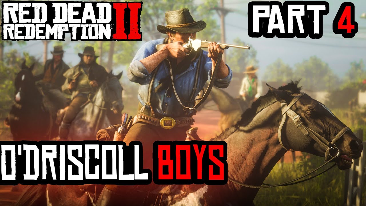 RED DEAD REDEMPTION 2 -Walkthrough Part 4- O'Driscoll Boys - YouTube