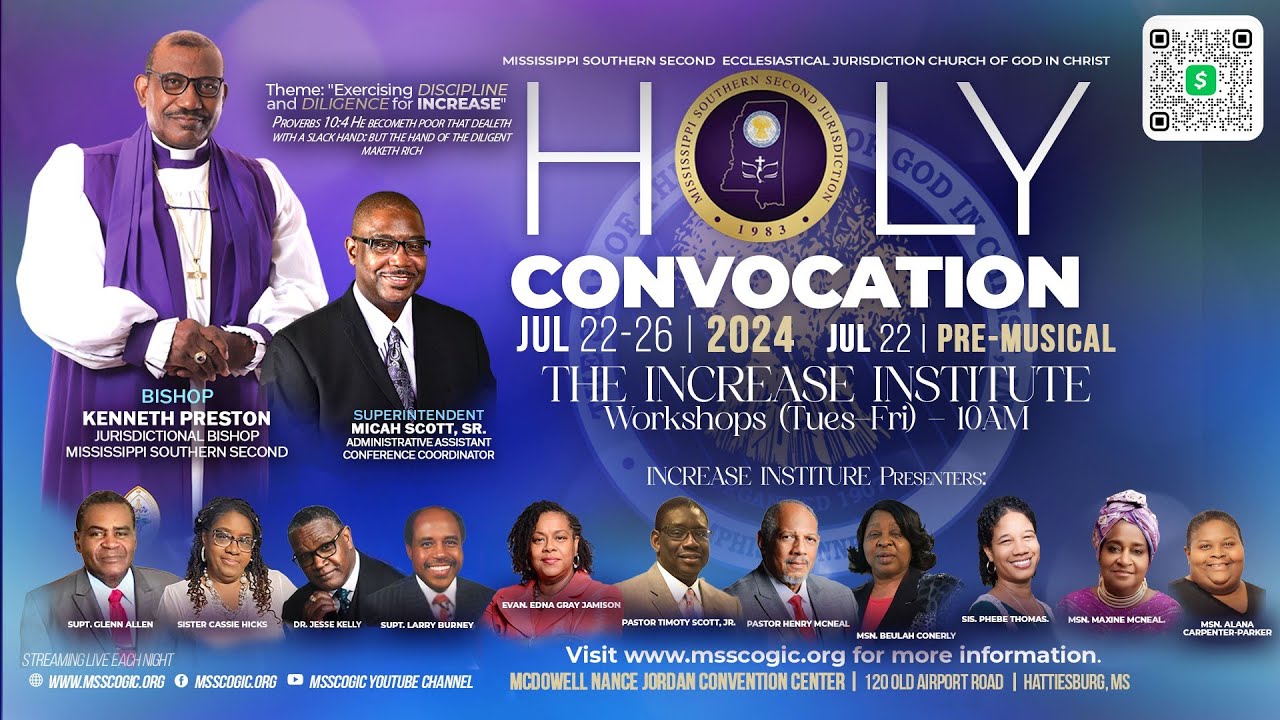 MSSCOGIC Holy Convocation 2024 - Increase Institute - YouTube