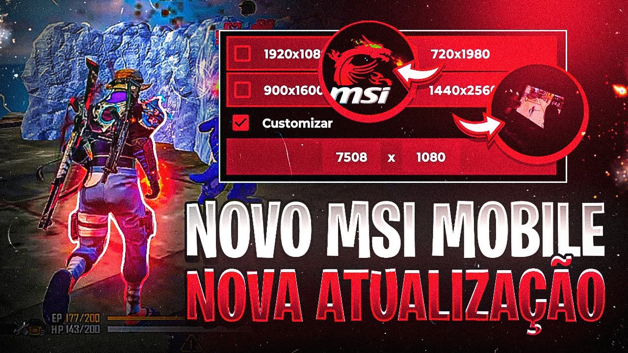 MSI MOBILE NOVA ATUALIZAÇÃO 📲🐂 MIRA SEM PINAR + SENSI X E Y MODERADAS ...