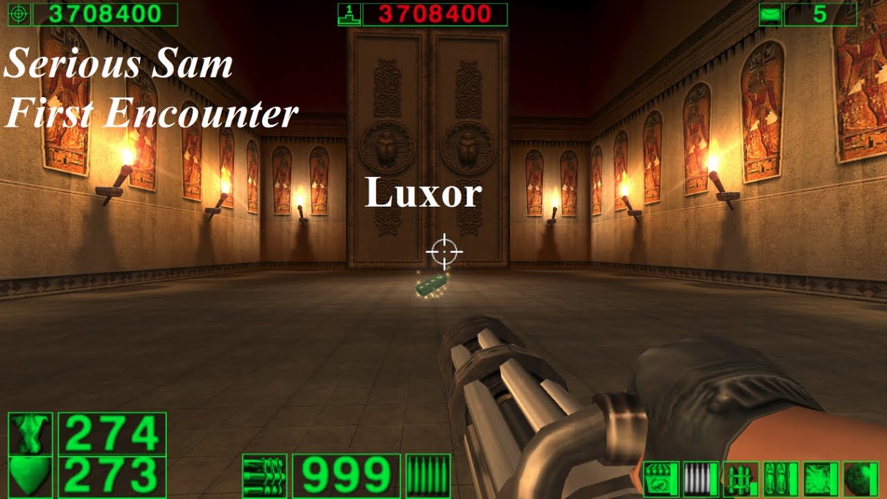 Serious Sam First Encounter Map: Luxor - YouTube