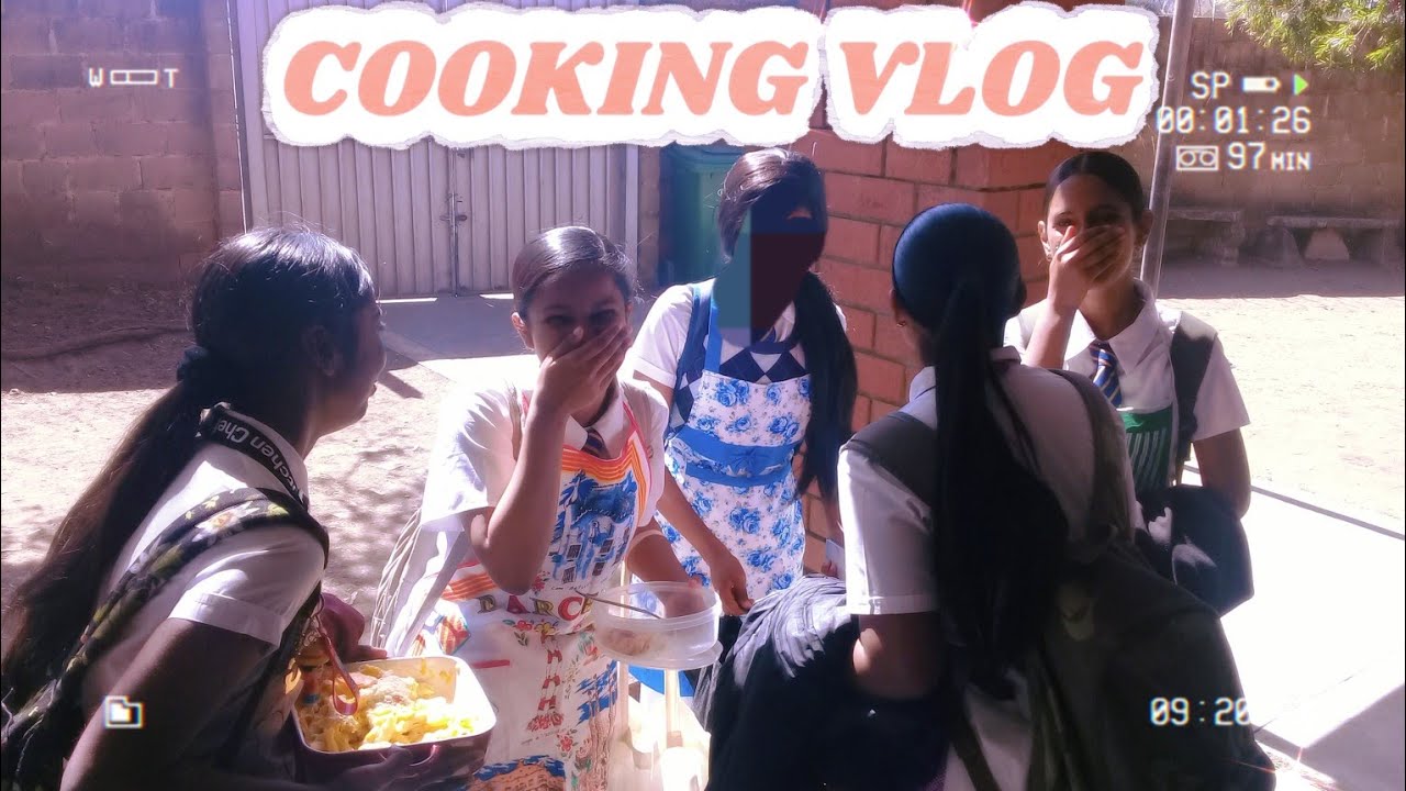 COOKING VLOG |at school - YouTube