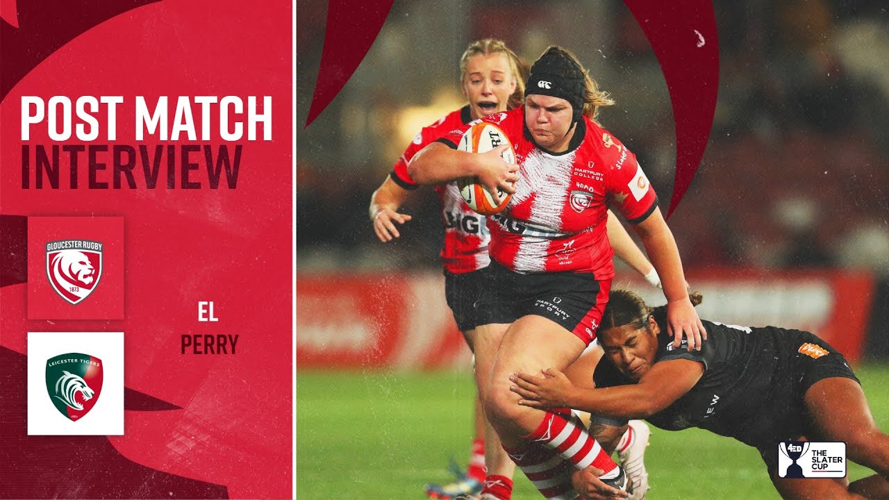 POST MATCH | El Perry on Leicester Tigers victory - YouTube