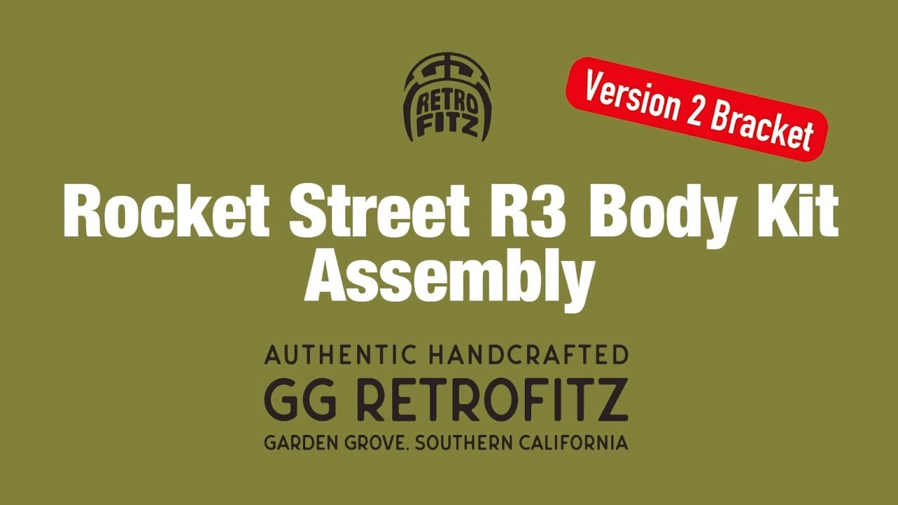 Rocket Street R3 Body Kit Assembly / Ver 2 - YouTube
