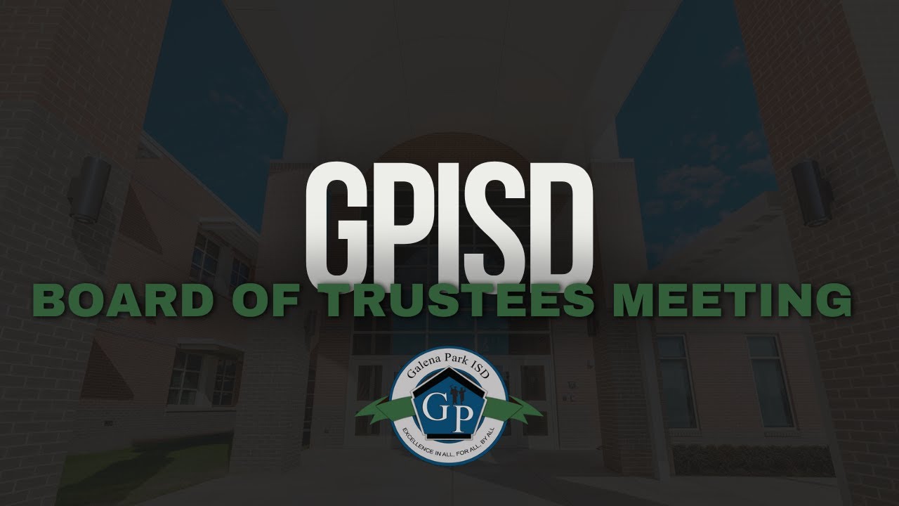 GPISD Board of Trustees Meeting June 2025 - YouTube