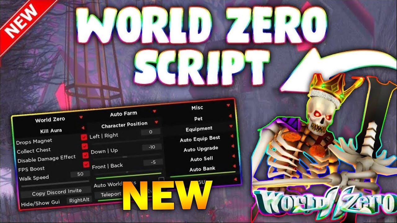 *NEW* World Zero Script (PASTEBIN 2024) (AUTOFARM, KILL AURA, SPEED, AUTO SPIN) - YouTube