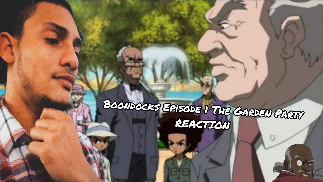 Mixed Guy Reacts to THE BOONDOCKS Episode 1 - The Garden Party - YouTube