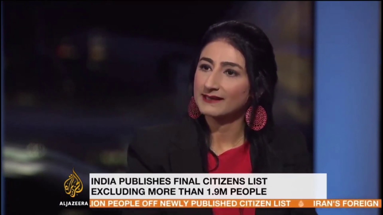 Nitasha Kaul on Al Jazeera News, NRC Assam, 31 August 2019 - YouTube
