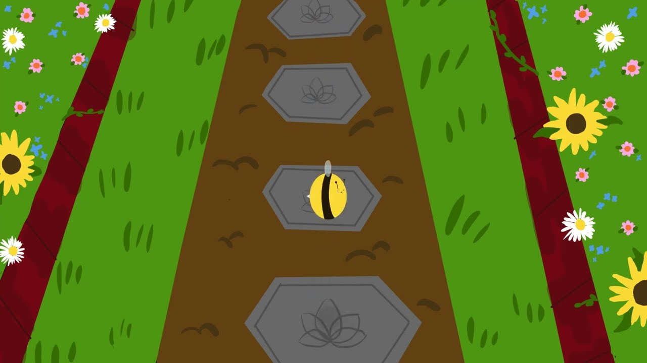 Bouncing bee ball - YouTube