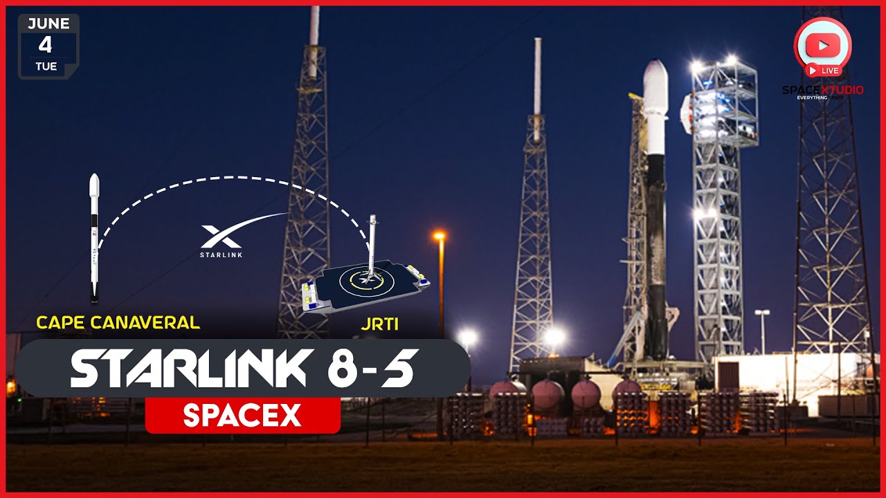 Breathtaking View of Starlink Launch from Florida - YouTube