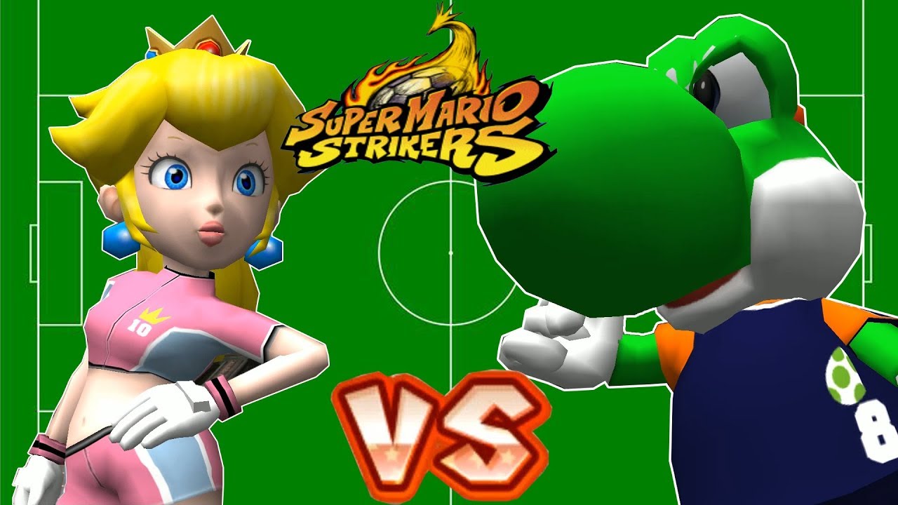 Super Mario Strikers - Peach Vs Yoshi Round 9 (Professional Difficulty ...