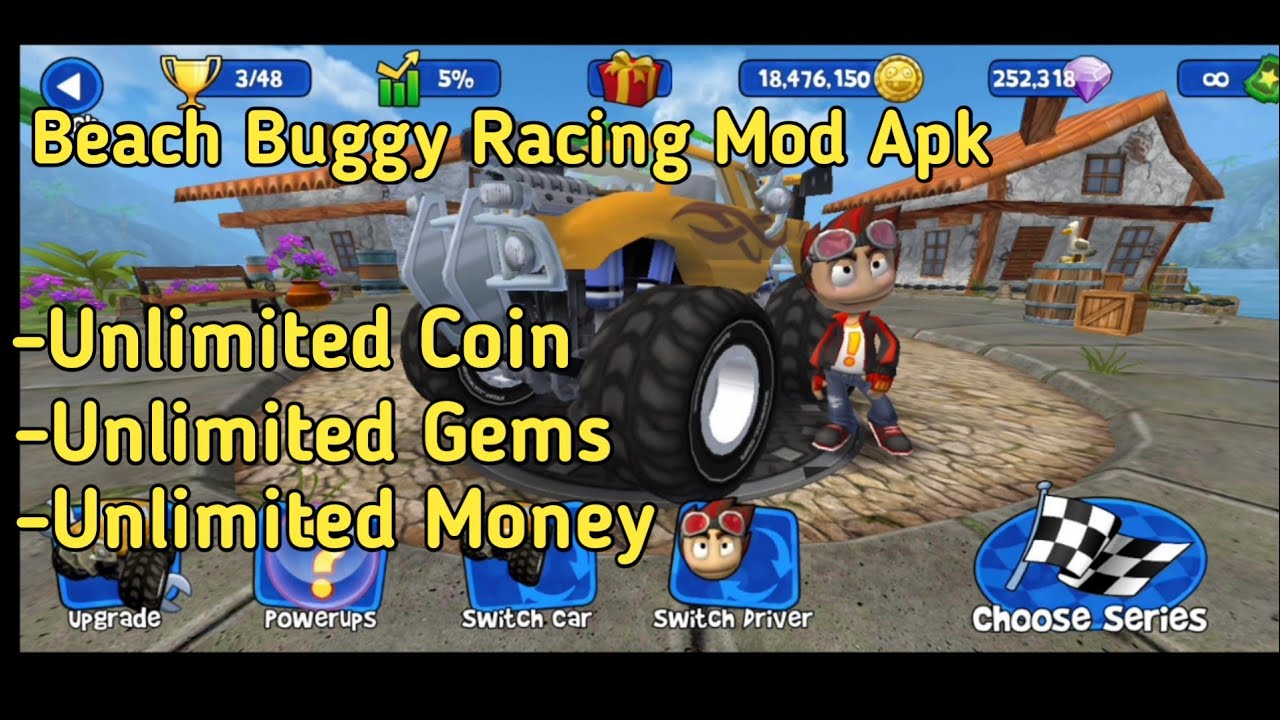 BEACH BUGGY RACING MOD APK+(UNLIMITED COIN) TERBARU 2020 - YouTube