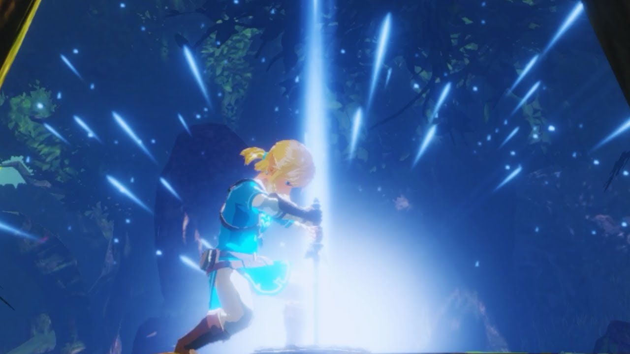 The MASTER SWORD is awakened (cutscene) - YouTube