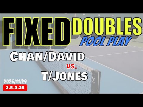 2.5-3.25 DUPR: T/Jones vs. Chan/David Round 1 Game 7 - YouTube