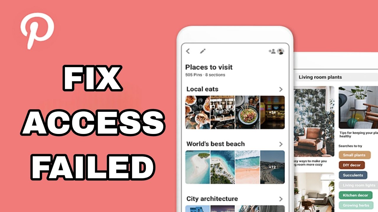 How To Fix And Solve Access Failed On Pinterest Lite App | Final ...