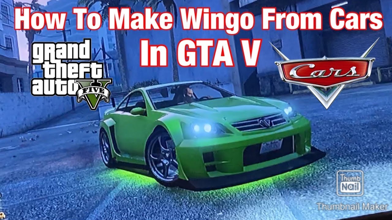 GTA V: How To Make Wingo From Cars - YouTube