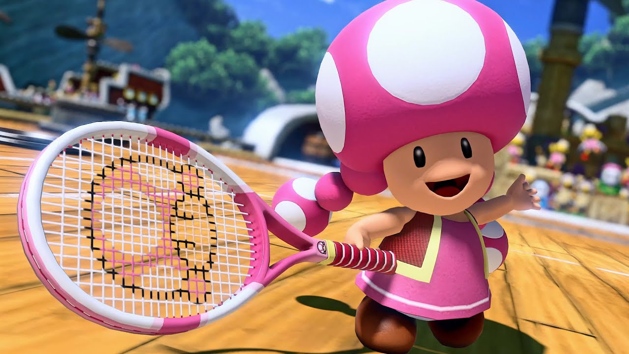 Toadette Bowser Vs. Bowser Jr. Boo - Mario Tennis Aces ⁴ᴷ Switch - YouTube