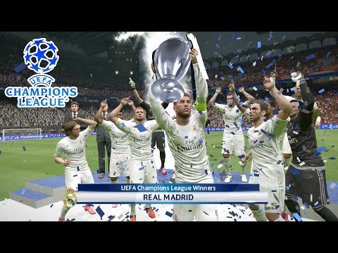 Trophy Presentation UEFA Champions League | From PES 2009 to 2018