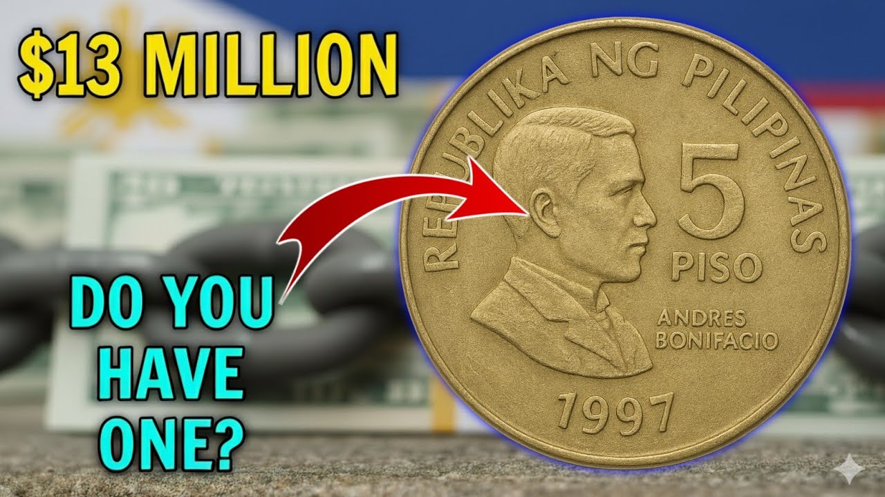 😱 Check Your Wallet! This 1997 5-Piso Coin Could Make You a Millionaire ...