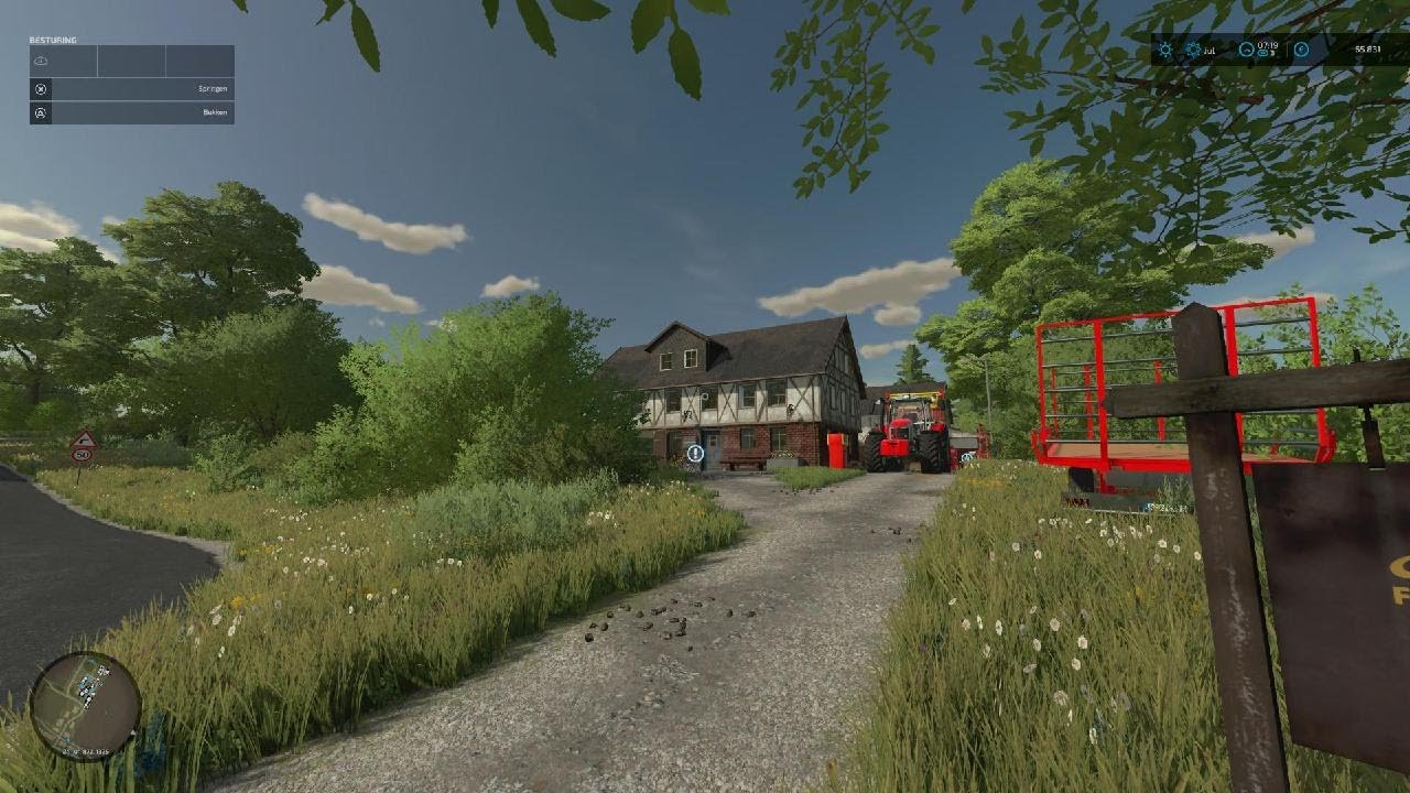 Rehbach aflevering 12 Boer Drew gaat grasmaaien voor silage in de ...