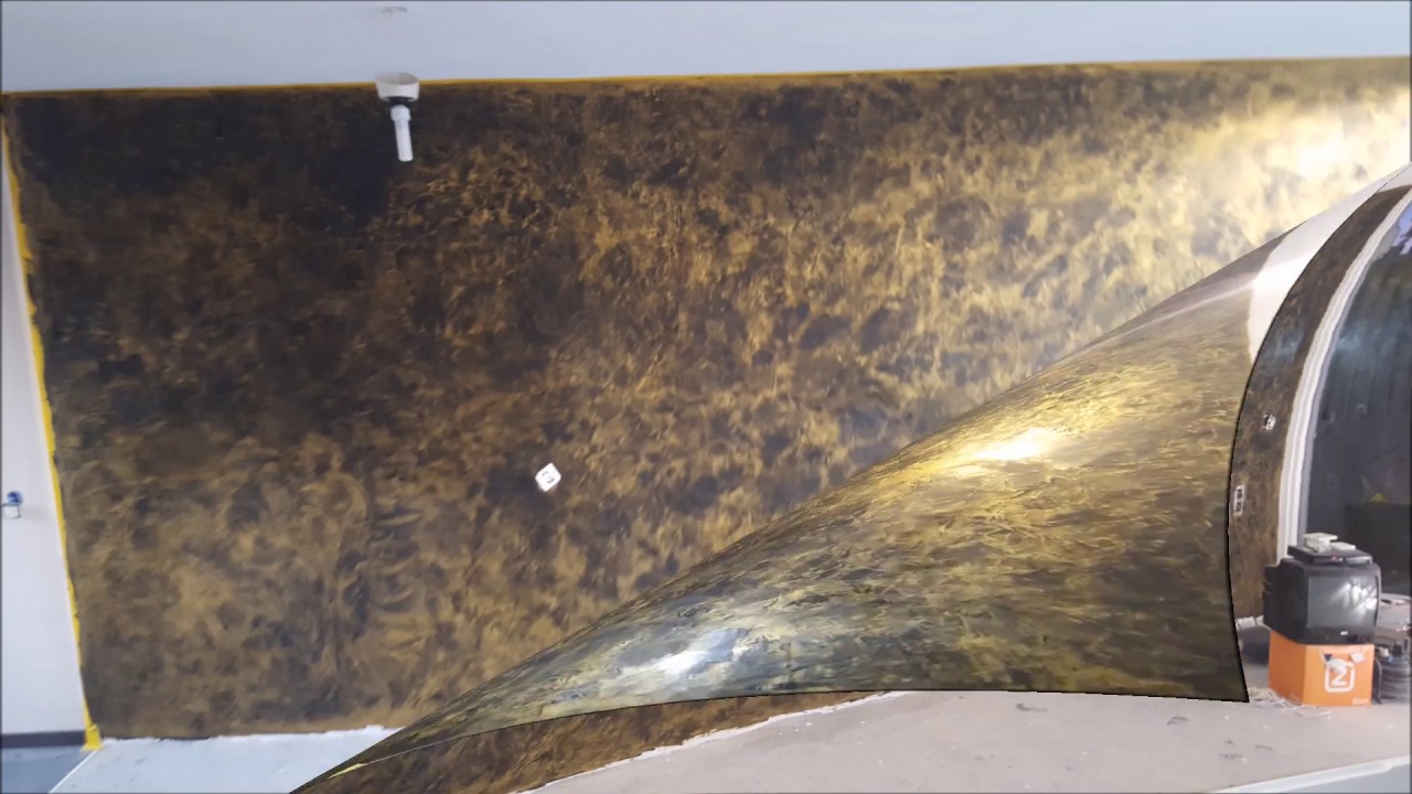 Marmorino Decorative Sto Calce Sto Look Oro Gold - YouTube