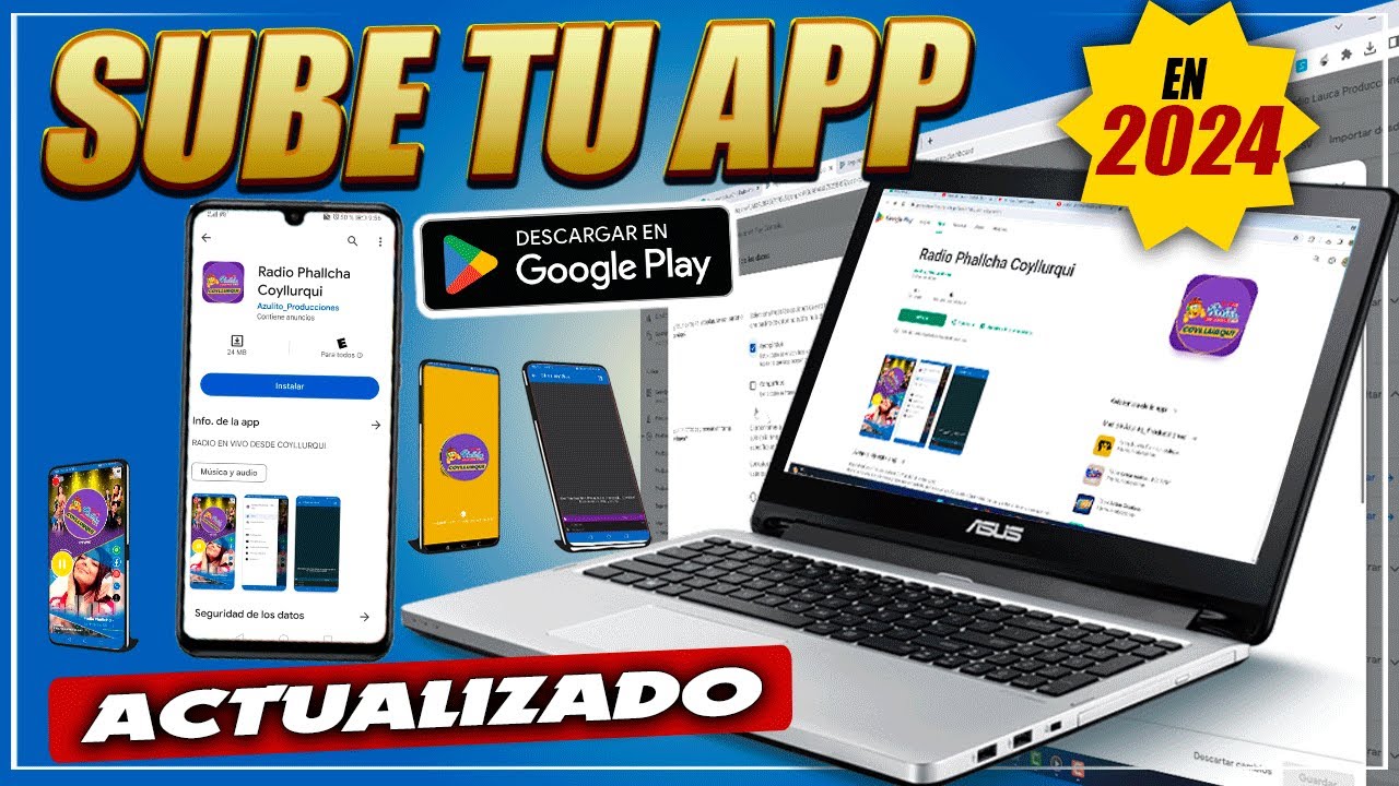 Cómo PUBLICAR / Subir APP Android [ ACTUALIZADO 2024] // GOOGLE PLAY ...
