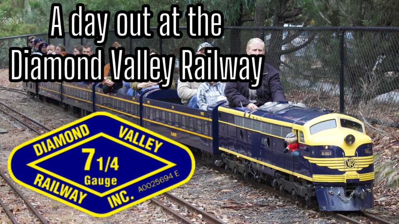 A day out at the Diamond Valley Railway for the Electric Train Driver ...