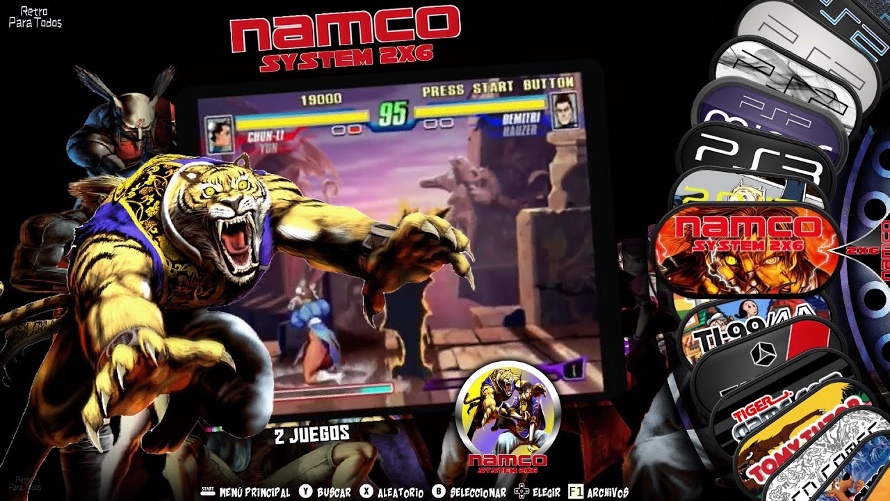 Namco 246 256 2x6 para Theme Retro Para Todos o Hypermax Batocera - YouTube