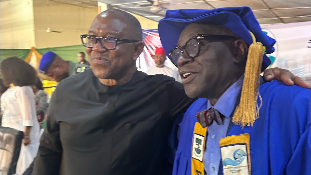 Peter Obi At The Ethical Leadership Lecture UNN Ben Etiaba’s 60th ...