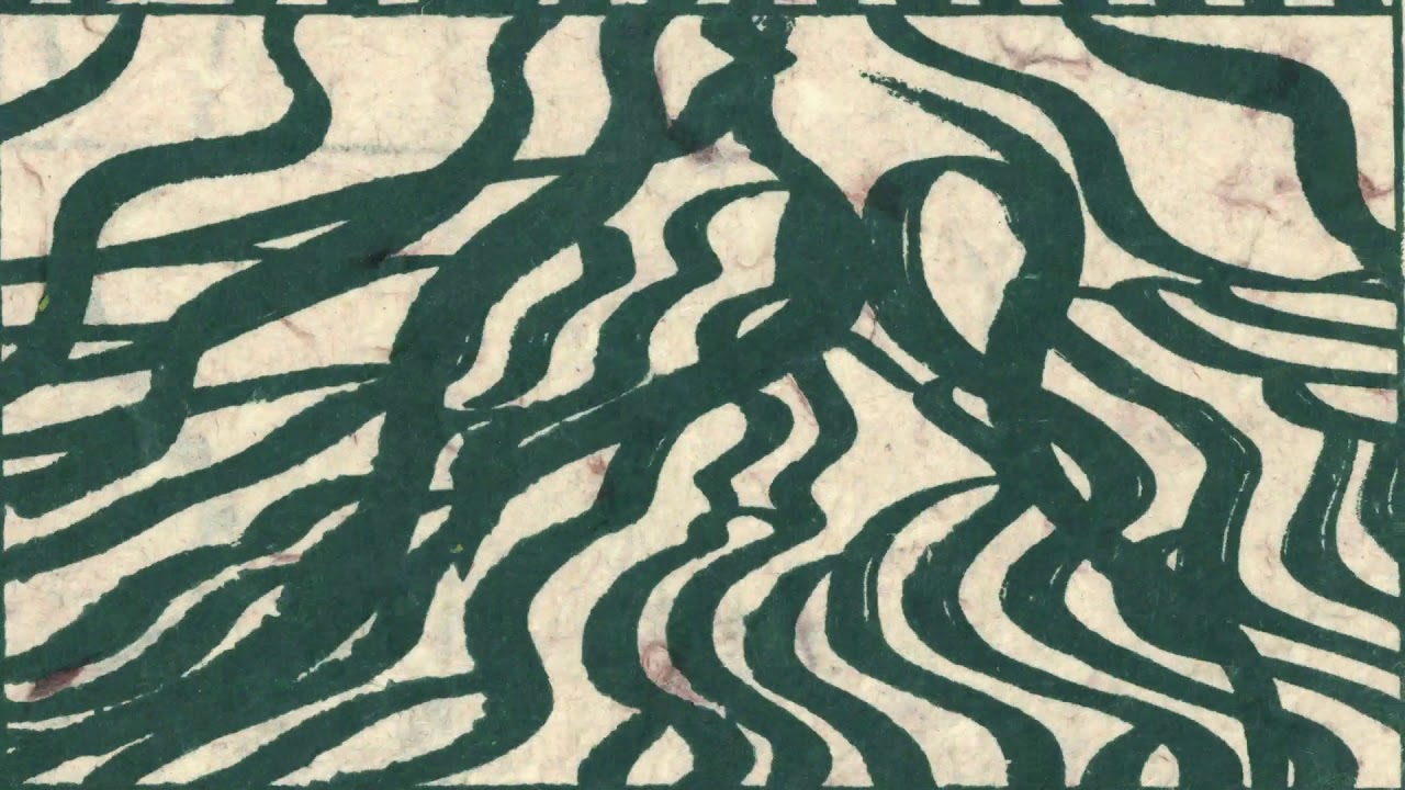 SCREENPRINT - DARK GREEN ON TEXTURED PAPER - YouTube