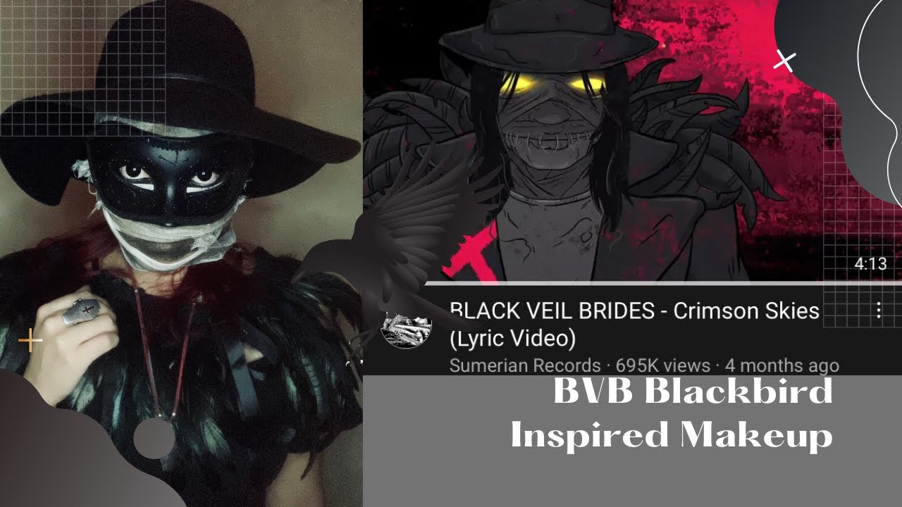 BVB Blackbird Inspired Makeup - YouTube