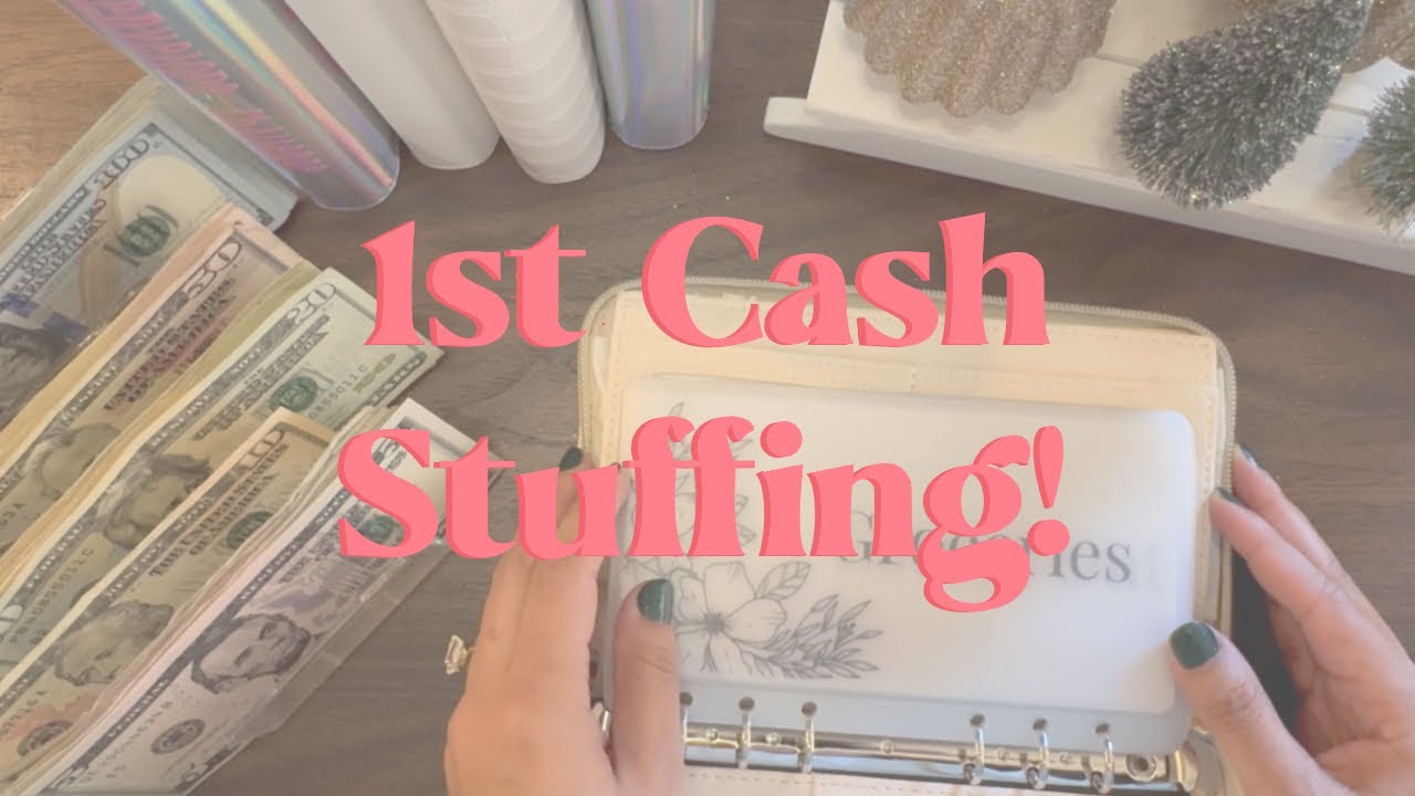 My First Cash Stuffing! | November 15th Paycheck - YouTube