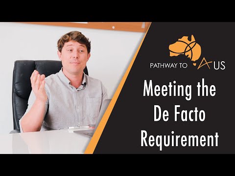 What exactly is de facto marriage and how does it work?