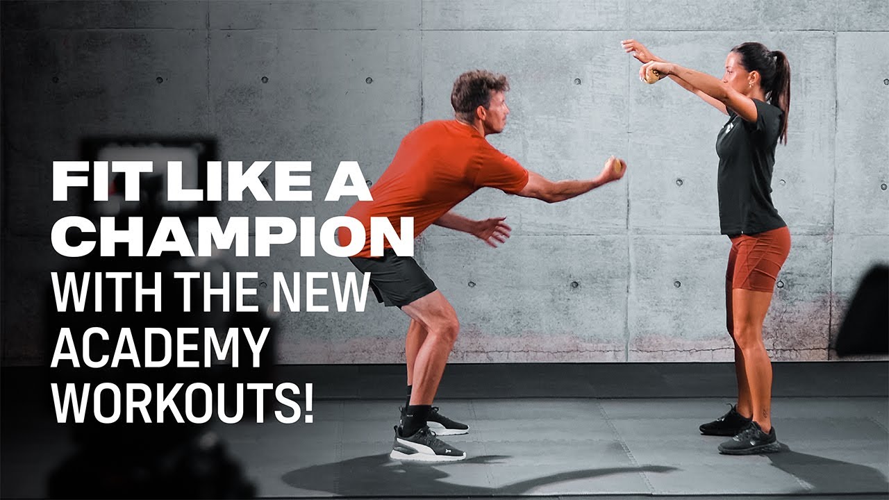FIT LIKE A CHAMPION with the new Academy workouts! - YouTube