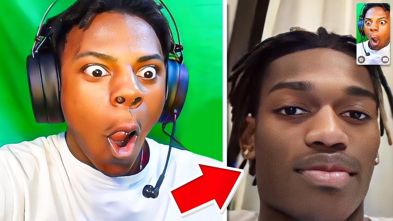 IShowSpeed FACETIMES Rafael Leão (Ronaldo's Teammate) - YouTube