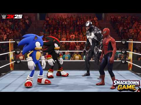 Sonic & Shadow vs Spider-Man & Venom - Absolute Chaos!