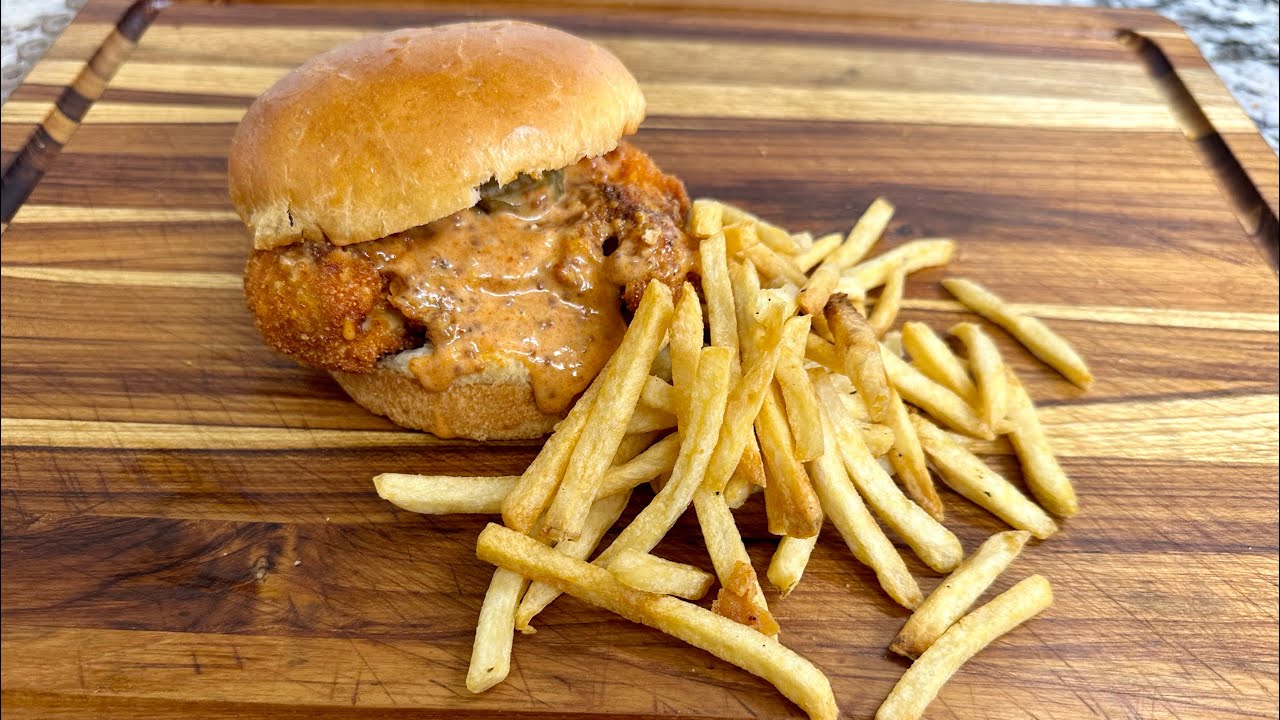 Cheeto Fried chicken Sandwich - YouTube