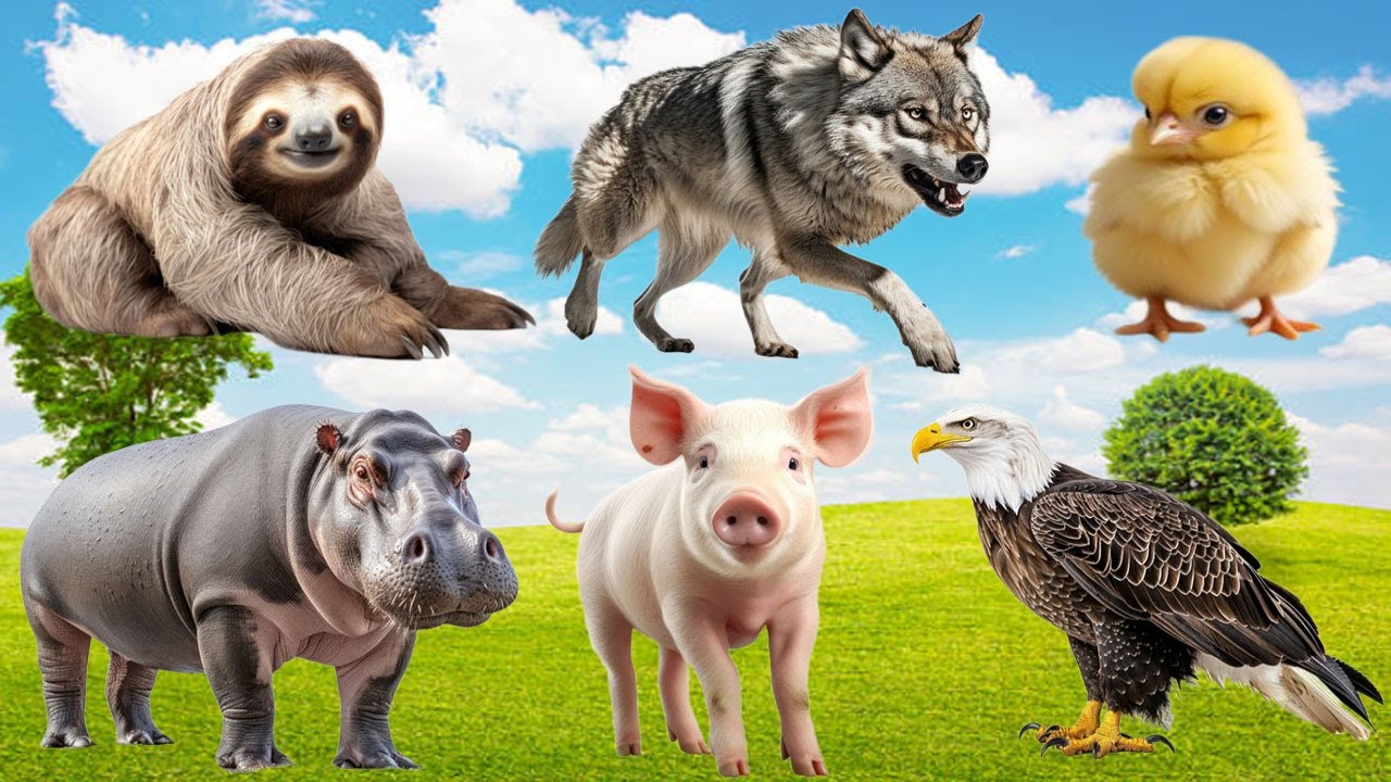 Discover Animal Sounds: Lion, Zebra, Jaguar, Porcupine, Elk, Hyena ...