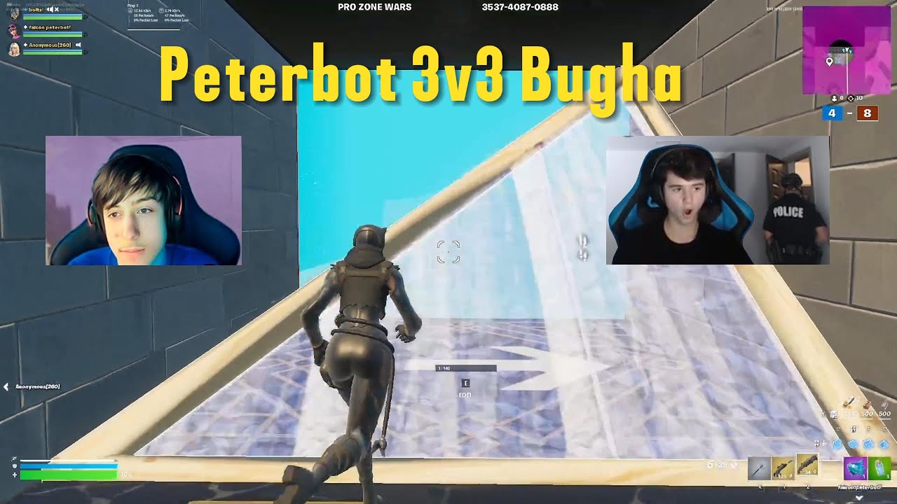 PETERBOT BOLTZ BUCKE vs BUGHA RISE OKIS😳 [FORTNITE TOKEN/WAGER] - YouTube