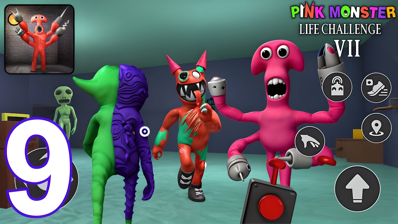 Garten of Banban 7 - Pink Monster Life Challenge 7 - Gameplay ...