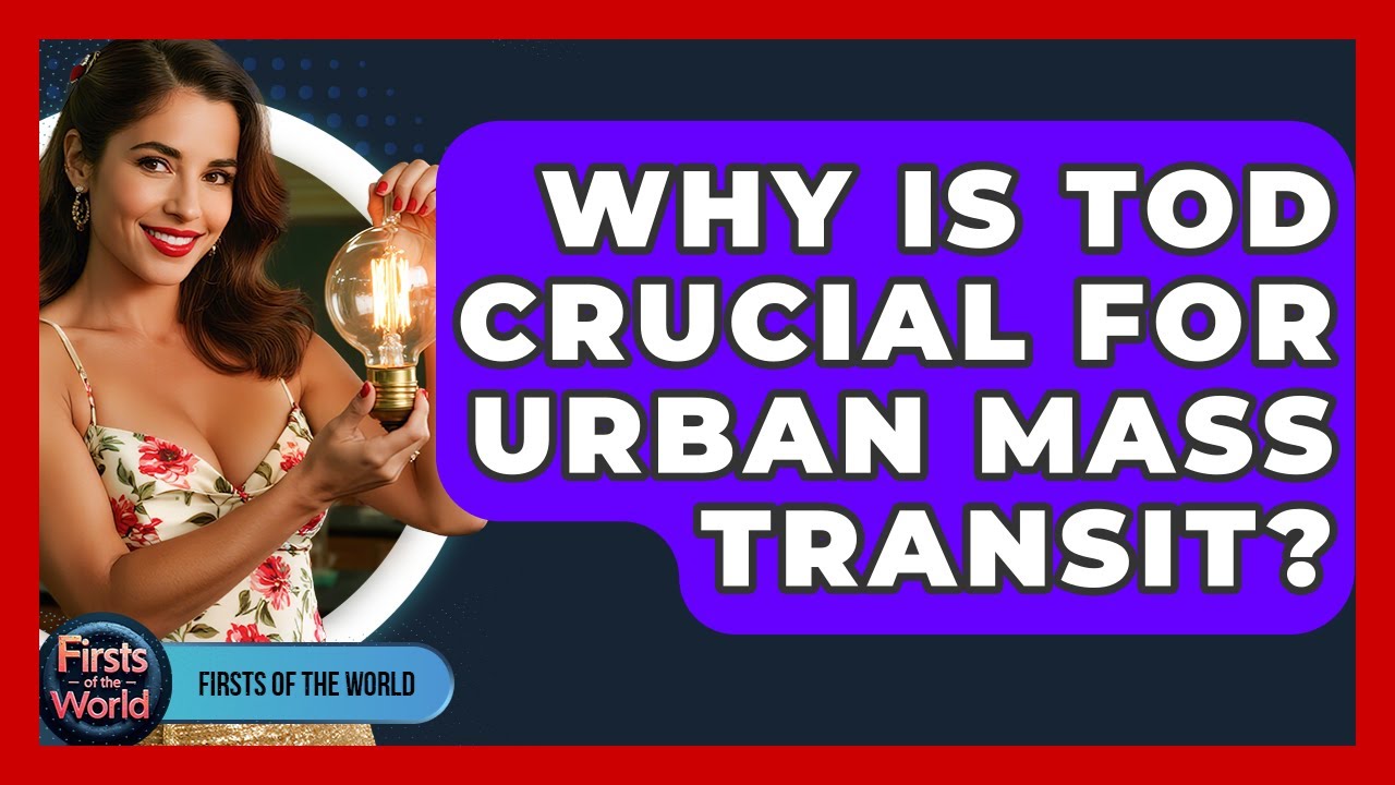Why Is TOD Crucial For Urban Mass Transit? - Firsts of the World - YouTube