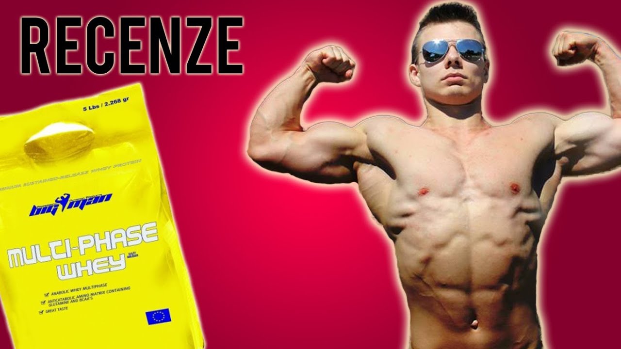 Recenze Multi-phase Whey Protein Big Man nutrition (čokoláda) - YouTube
