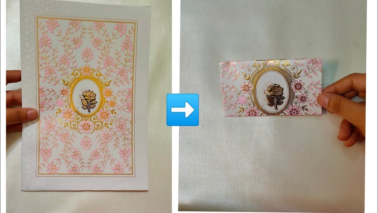 Diy Envelope ️ || Best Out Of Reused Card || How To Make An Envelope ️ ...