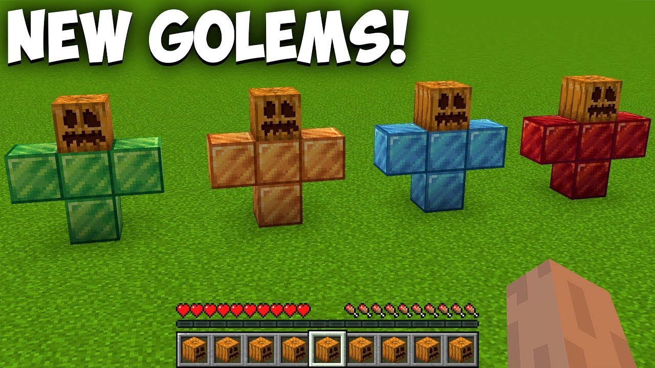 what if you create NEW GOLEMS in Minecraft ? NEW SUPER GOLEM ! #150 ...