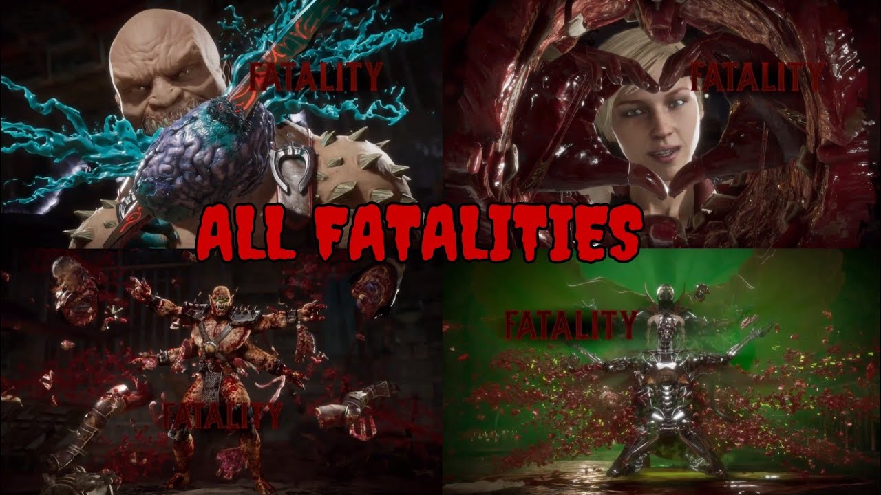 Mortal kombat 11 | All fatalities including kombat pack 1 - YouTube