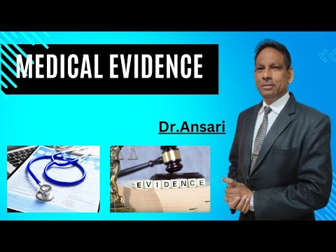 Medical evidence | medical jurisprudence | Prof.Dr.Ansari - YouTube