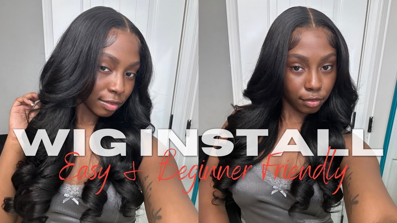 Closure Wig Install Tutorial W. CLJ Hair || BEGINNER Friendly - YouTube