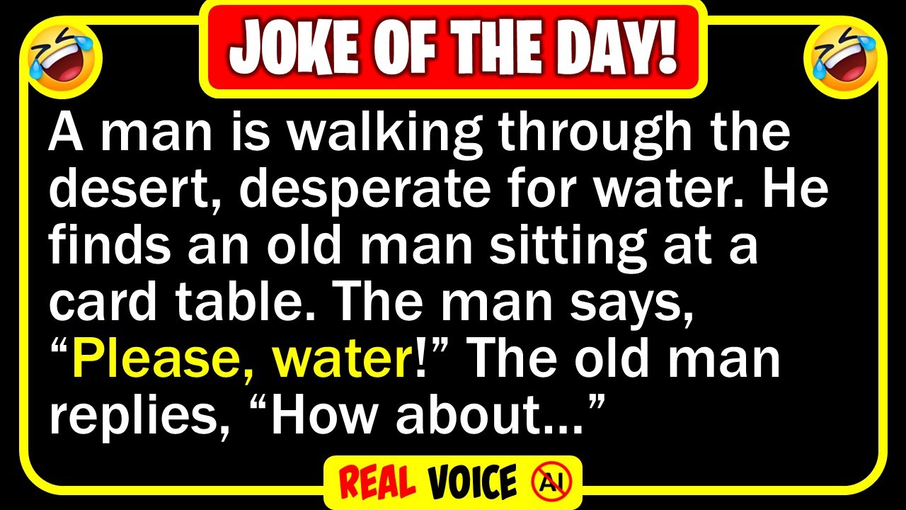 🤣 BEST JOKE OF THE DAY! - A guy was walking through the Sahara Desert ...