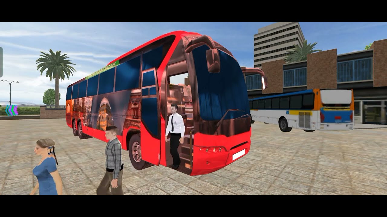 Modern bus driving in Modern Bus Simulator || Gameplay || - YouTube