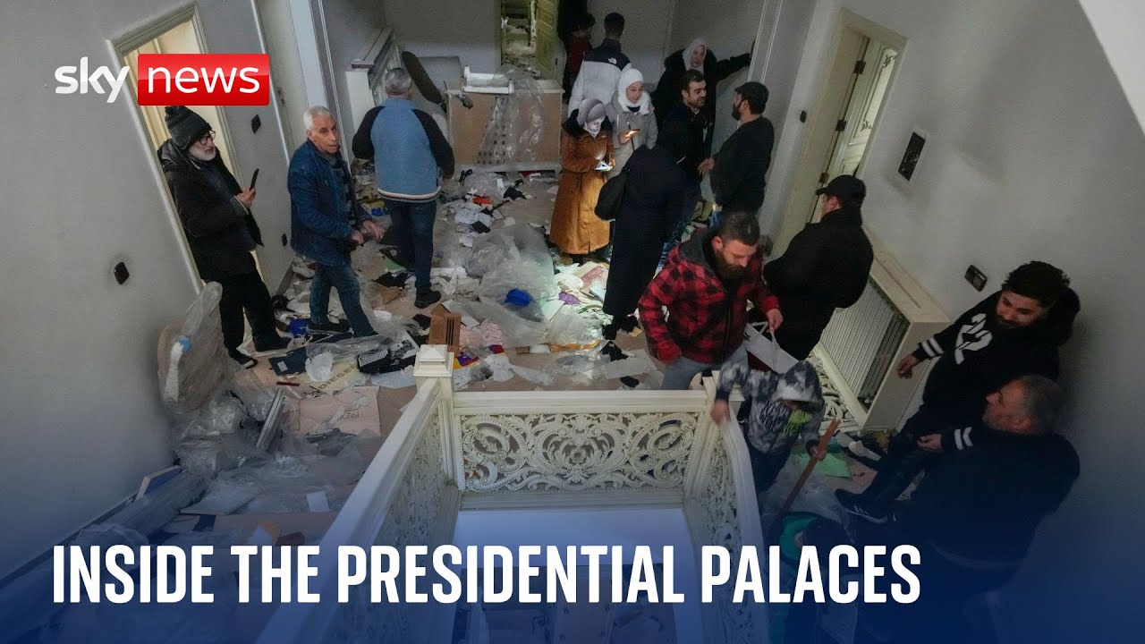 Inside the presidential palaces of Bashar al Assad hours after he fled ...
